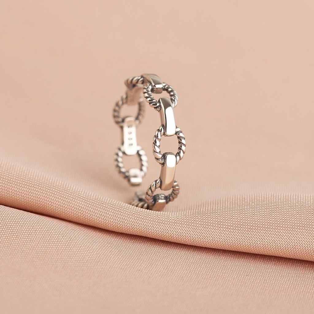 Adjustable ring silver 925